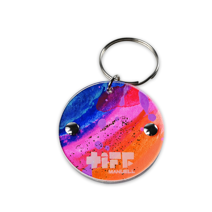 Tiff Manuell | One of a Kind, Hand Made, Artwork and Perspex Keyring